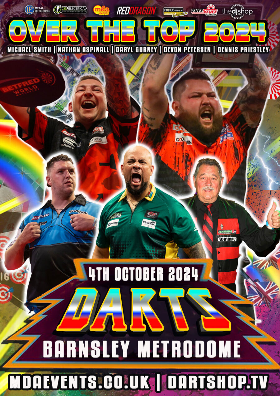 Over The Top, Barnsley (darts exhibition) - DARTS CALENDAR