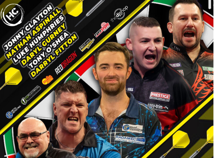 A Night At The Darts, Warrington (darts exhibition) - DARTS CALENDAR
