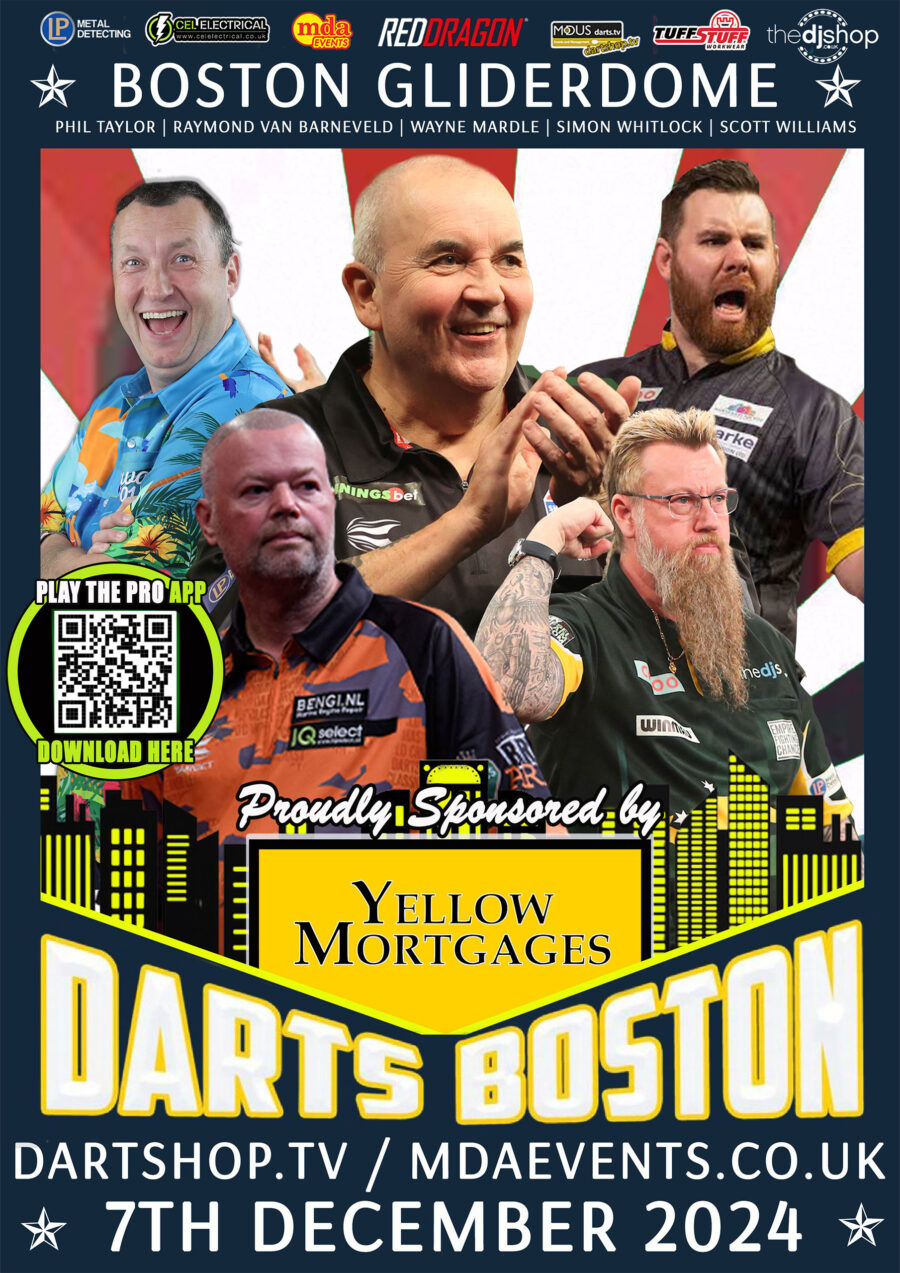 A Night At The Darts, Boston (darts exhibition) - DARTS CALENDAR